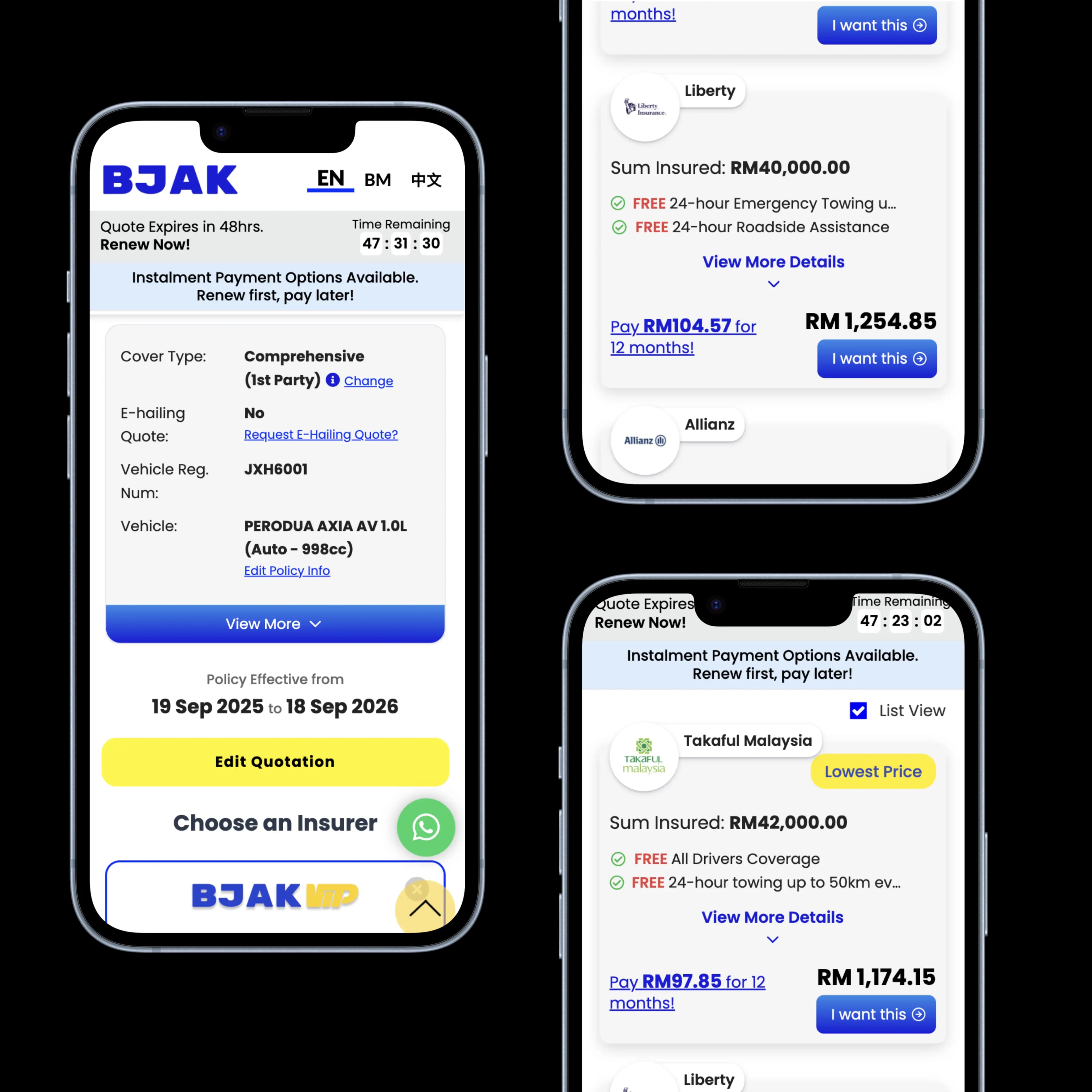 How to renew car insurance at BJAK? | BJAK