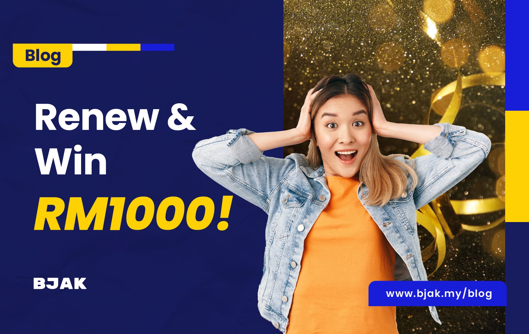 Renew Vehicle Insurance On Bjak And Win RM1,000 Cash Daily | BJAK