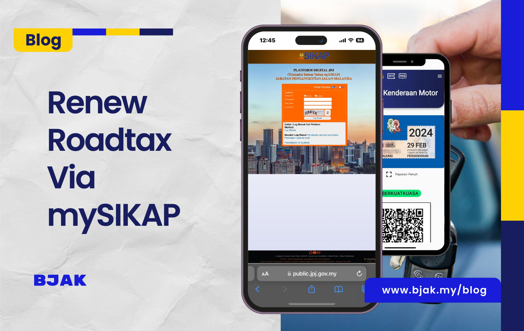 How To Renew Road Tax Via mySIKAP?