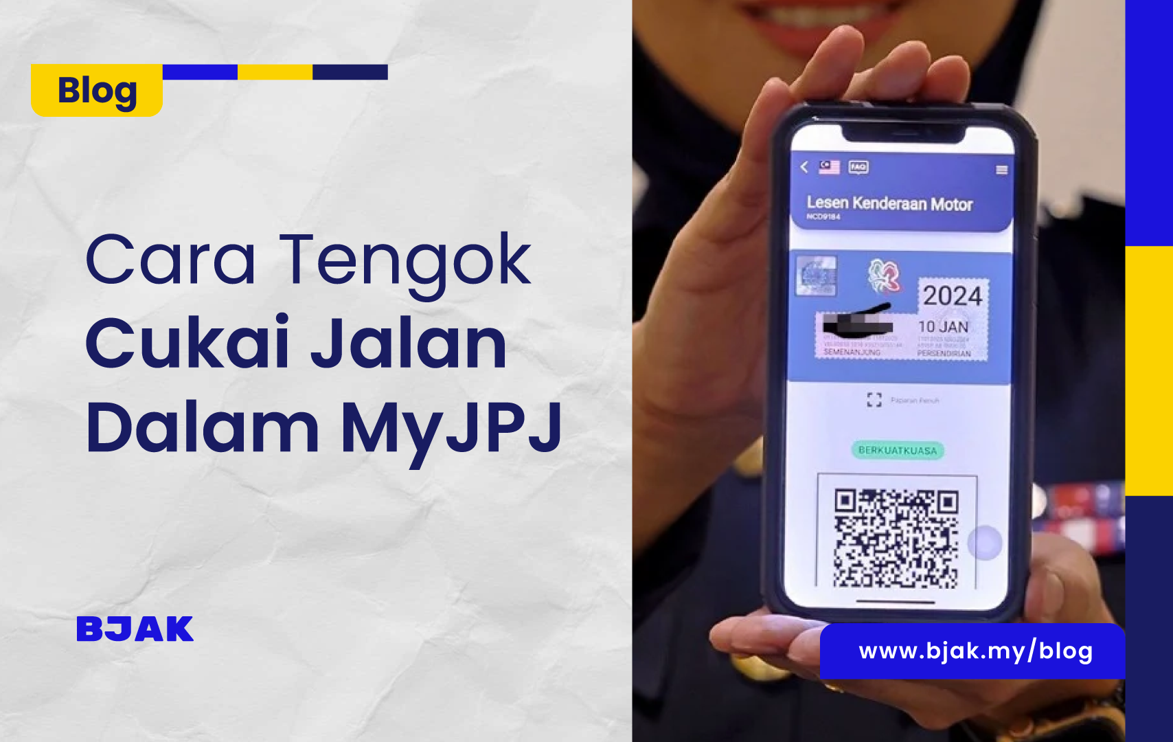 Ini Cara Nak Tengok Cukai Jalan Dalam Aplikasi MyJPJ