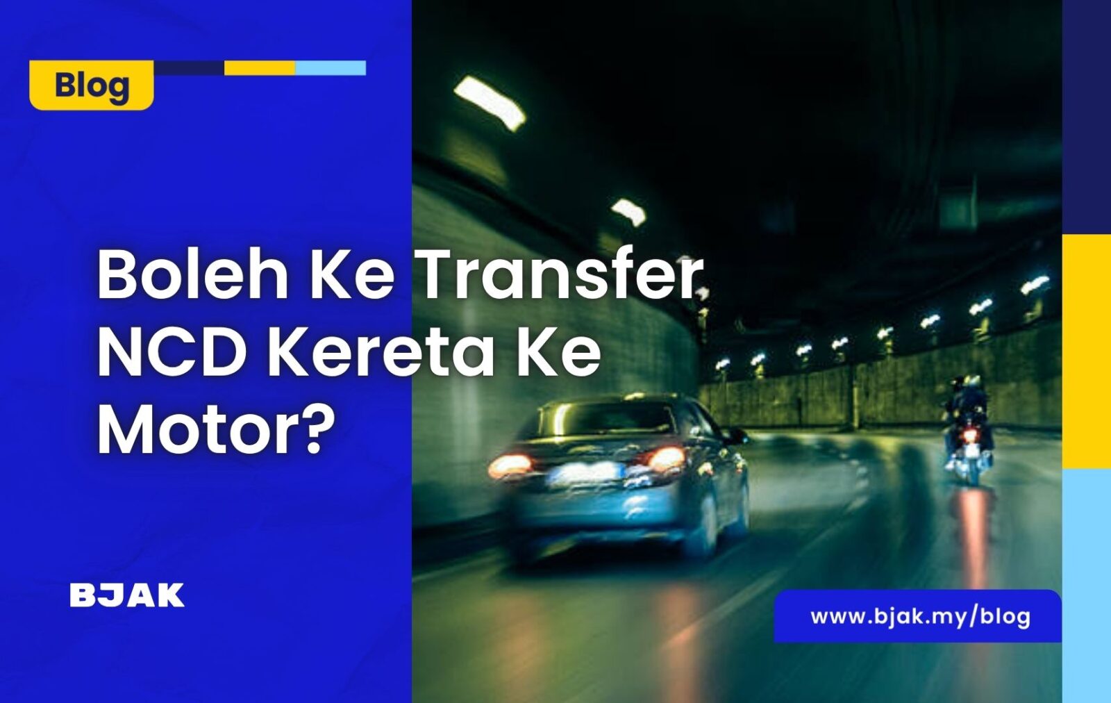 Boleh Ke Transfer NCD Kereta Ke Motor? | BJAK