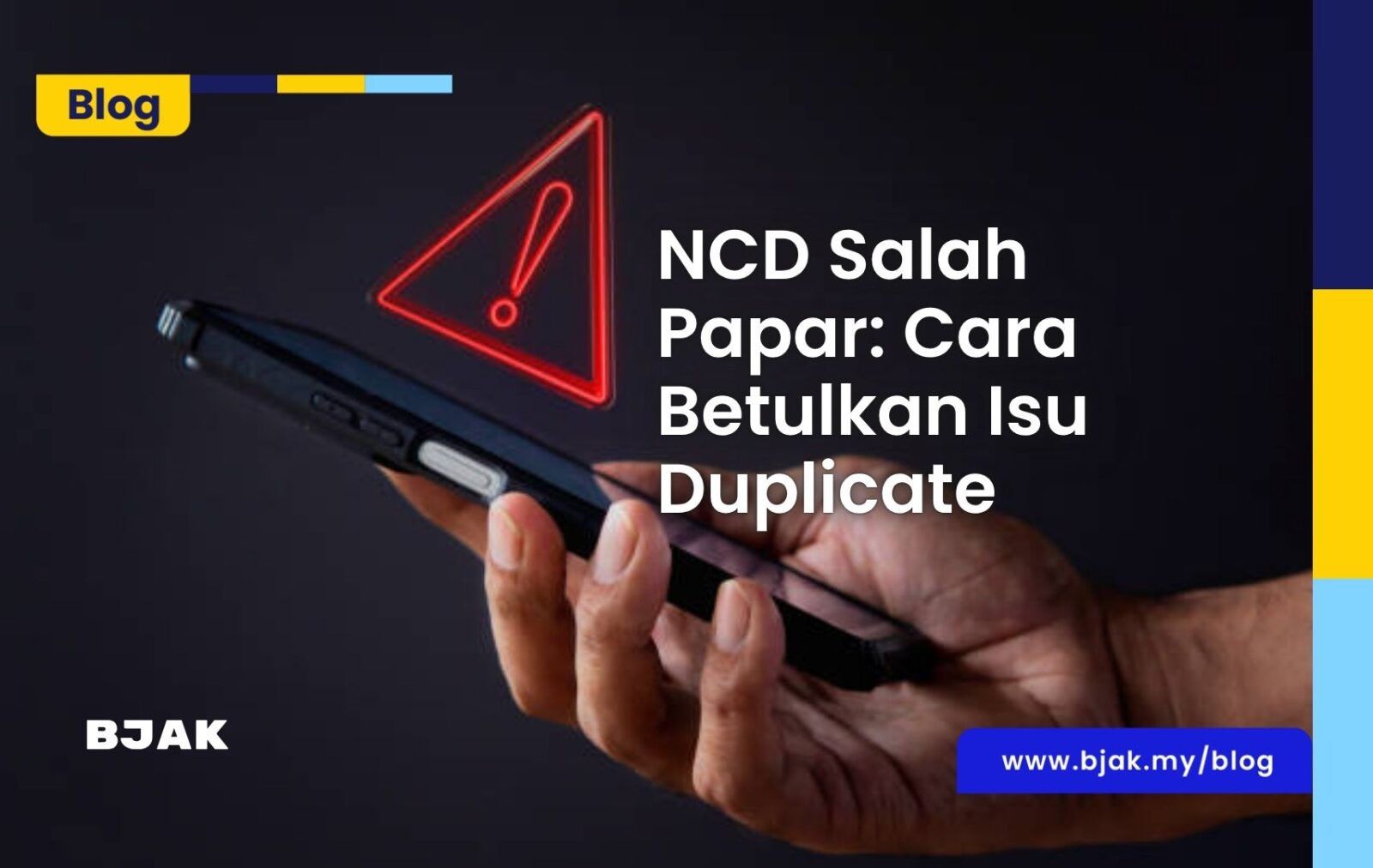 NCD Salah Papar: Cara Betulkan Isu Duplicate NCD | BJAK