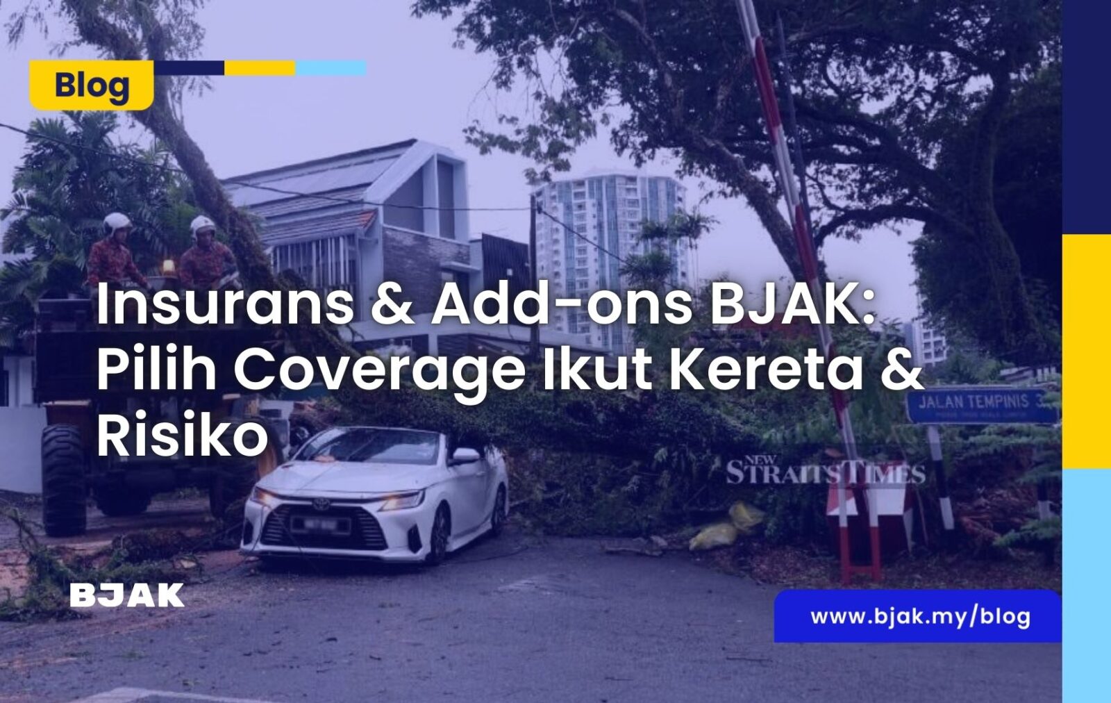 Insurans & Add-ons BJAK: Pilih Coverage Ikut Kereta & Risiko | BJAK